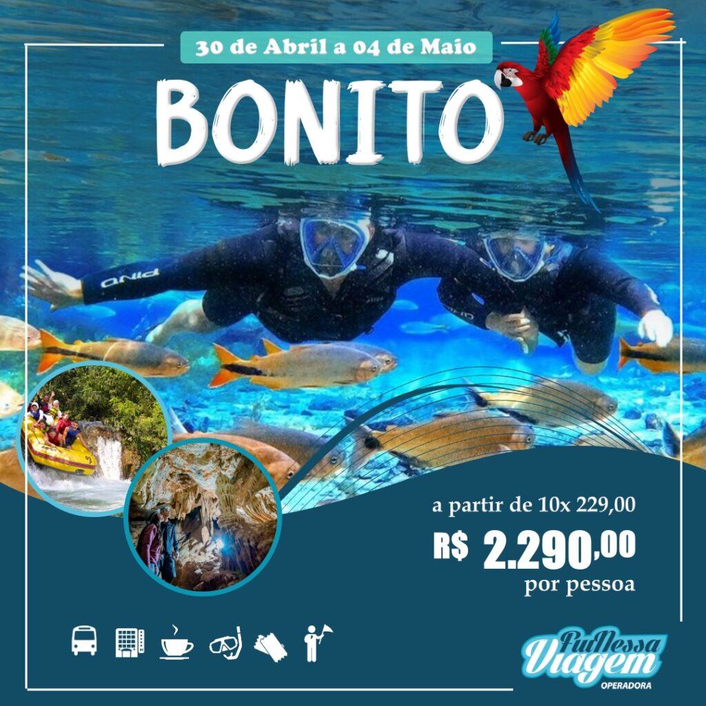 Guia completo e dicas - Viagem e Excursão Bonito MS